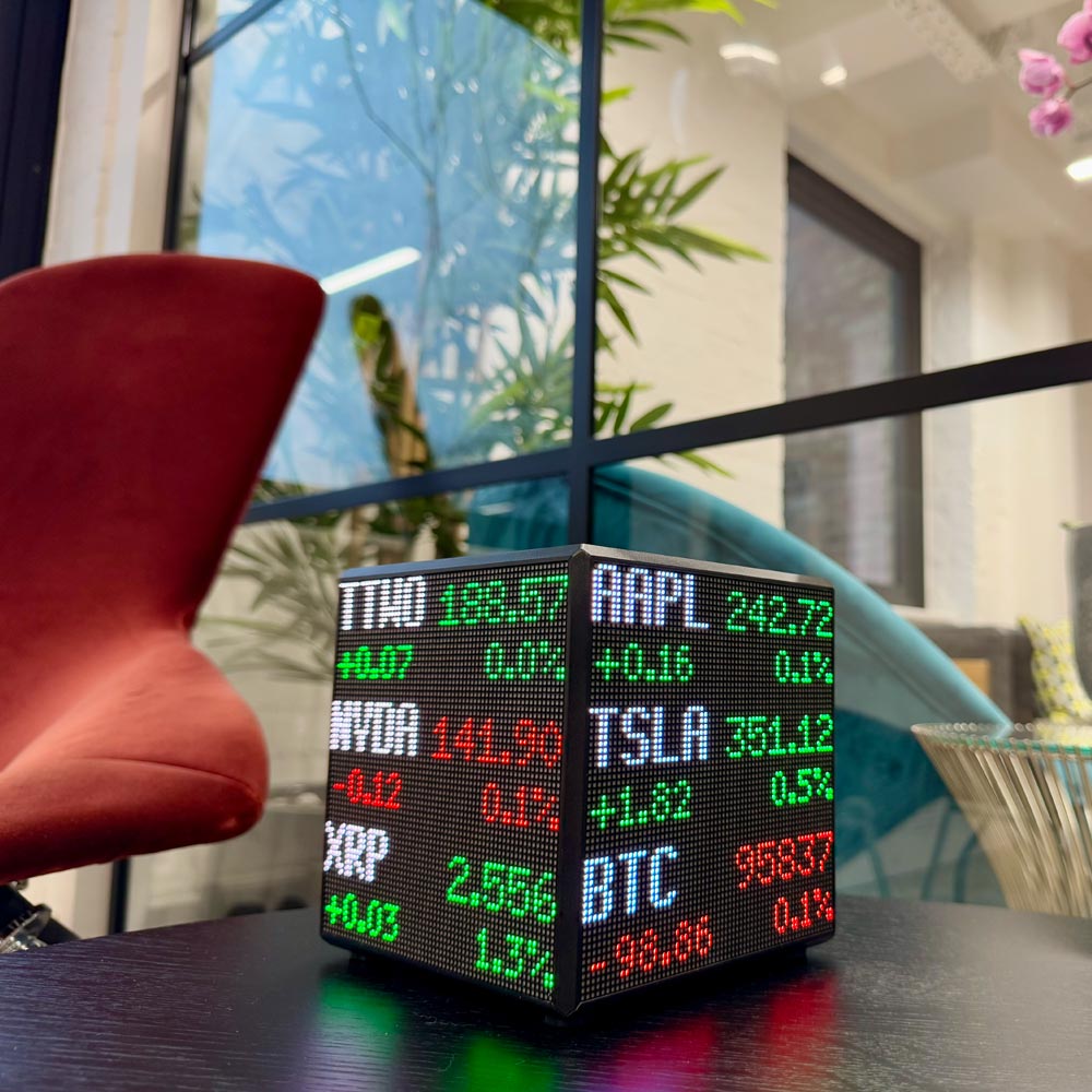 The Stock Cube | The Stockcube | Desktop Stock, Crypto, and Forex ticker